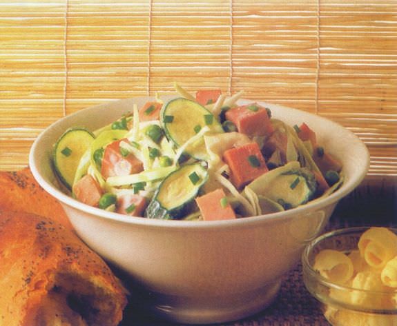 Dana Jambonlu Salata Tarifi / ne pişirsem?